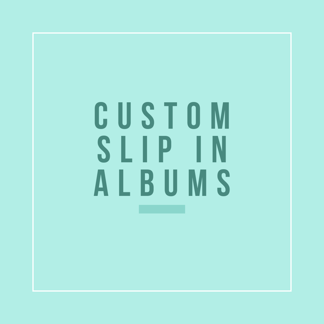 Personalized Slip-in Albums – Paper Cut Design Shop