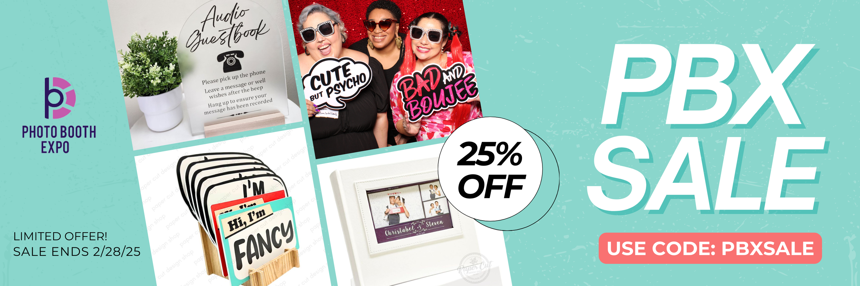 Photo booth albums, photo booth props signs, custom printed backdrops ...