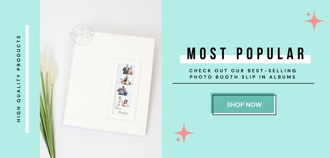 Photo booth albums, photo booth props signs, custom printed backdrops ...