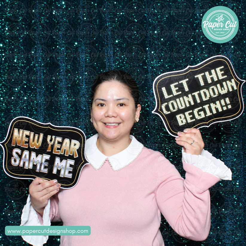 New Year Party Prop Bundle - Photo Booth Props & Signs – Paper Cut ...