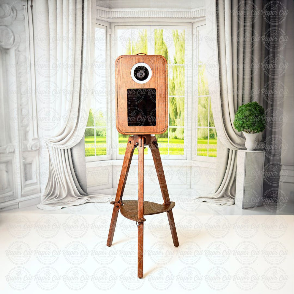 Madera OAK iPad Photo Booth - Business Package – Paper Cut Design Shop