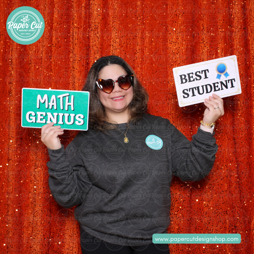 Academic Prop Bundle - Photo Booth Props & Signs – Paper Cut Design Shop