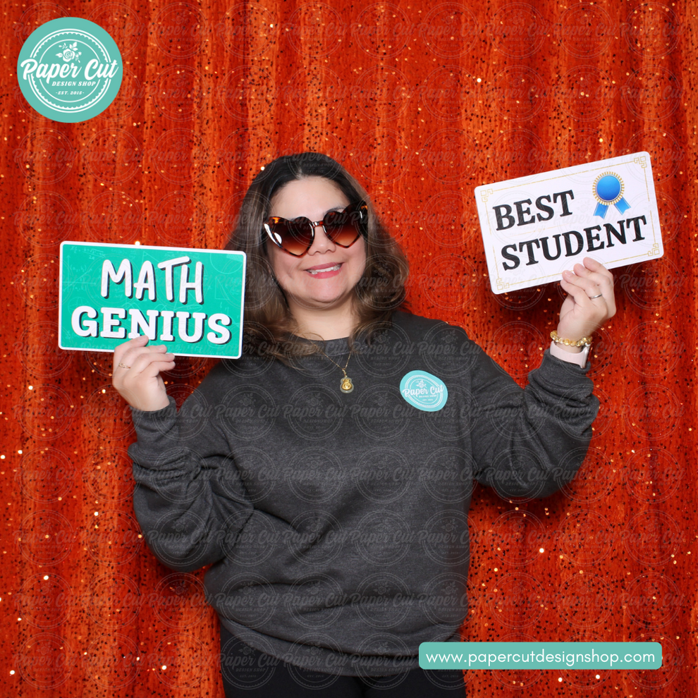 Academic Prop Bundle - Photo Booth Props & Signs – Paper Cut Design Shop