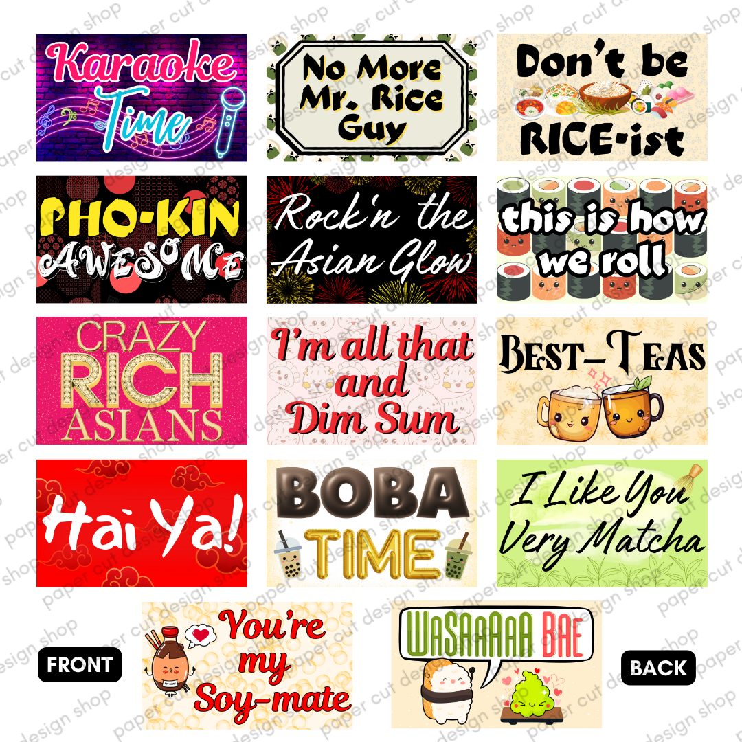 PHOTO BOOTH PROPS & SIGNS – Paper Cut Design Shop