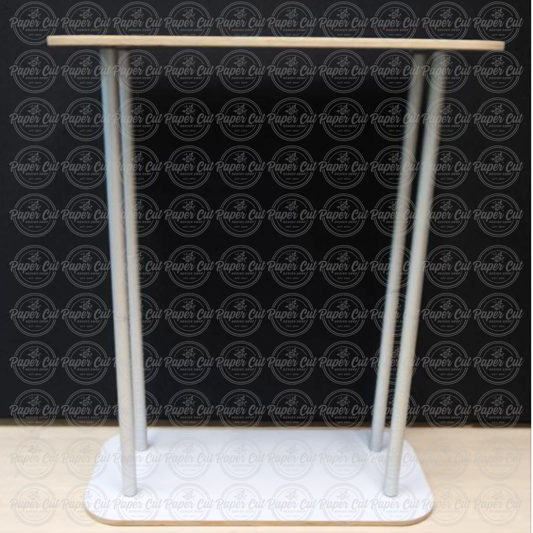 Photo Booth Props Portable Counter Table Black (Pole Style) – Paper Cut ...