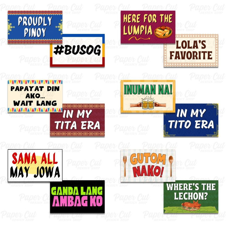 PHOTO BOOTH PROPS & SIGNS – Paper Cut Design Shop