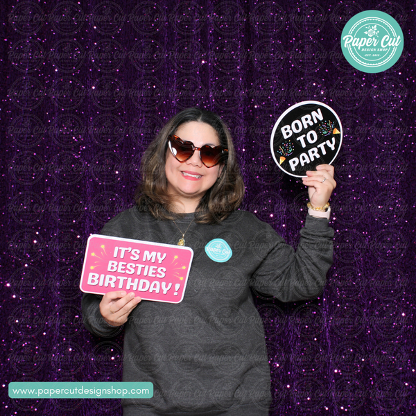 Birthday Prop Bundle - Photo Booth Props & Signs – Paper Cut Design Shop