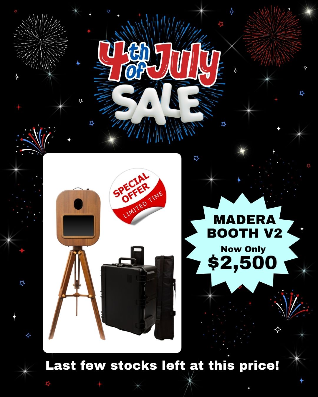 4th of July Special! Madera Booth V2 - D.I.Y. Package – Paper Cut ...