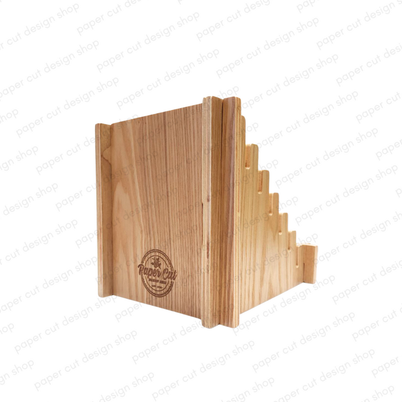 Ladder Prop Signs Holder - Natural Wood – Paper Cut Design Shop