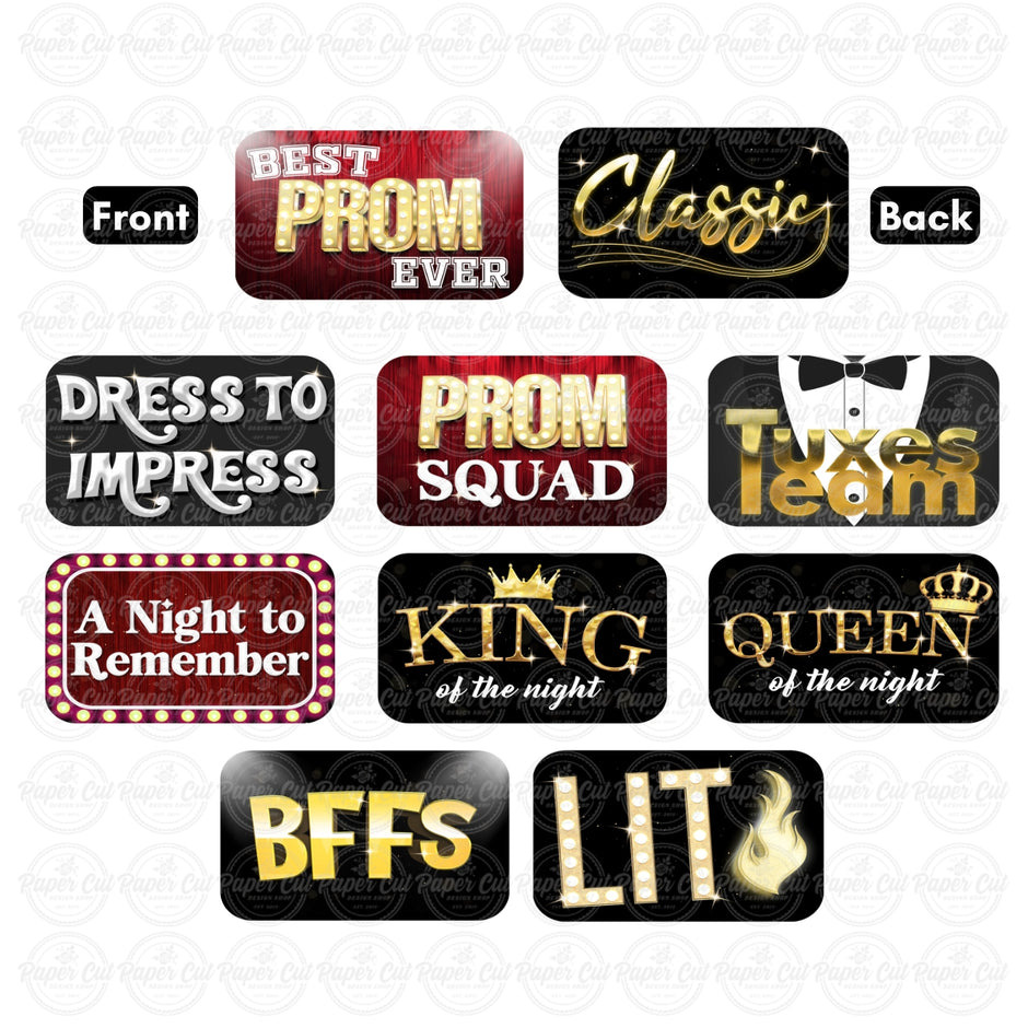 Photo booth albums, photo booth props signs, custom printed backdrops ...