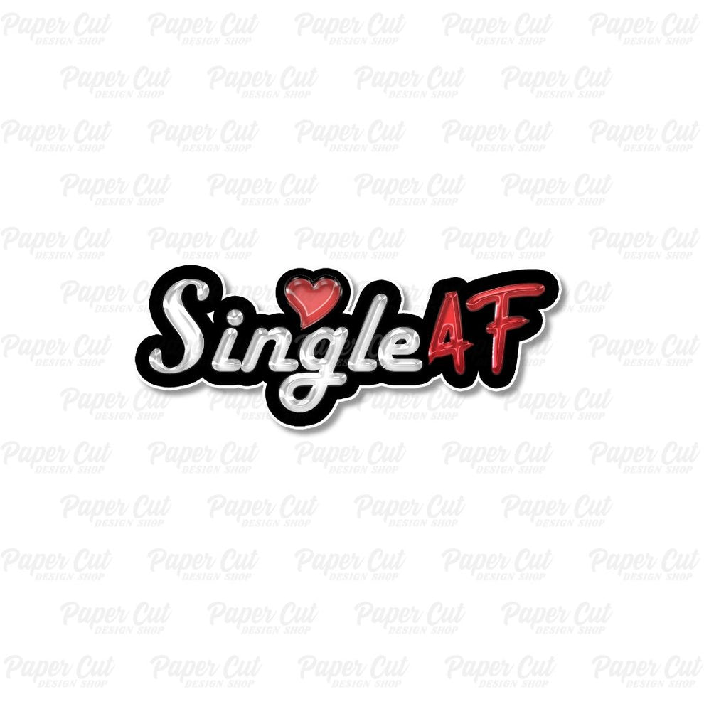 Single AF Photo Booth Props Single Side Prop – Paper Cut Design Shop
