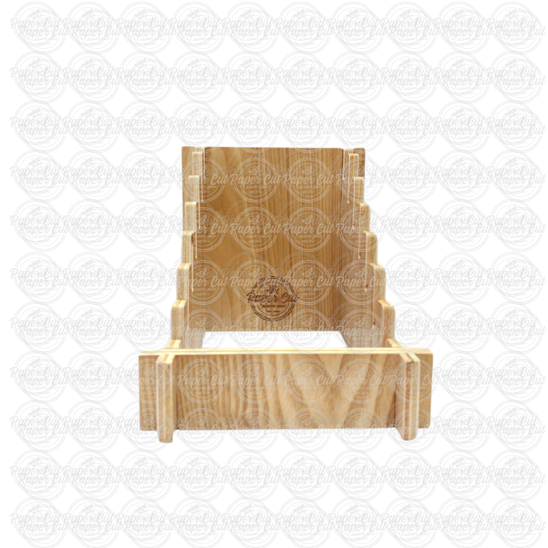 Prop Signs Holder (ladder style) - Natural Wood – Paper Cut Design Shop