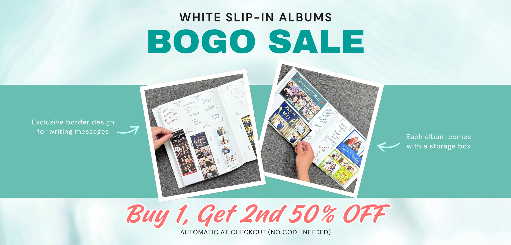 Photo booth albums, photo booth props signs, custom printed backdrops ...
