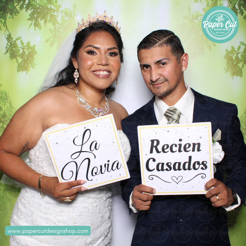NEW Spanish Wedding 2 Prop Bundle - Photo Booth Props & Signs – Paper ...