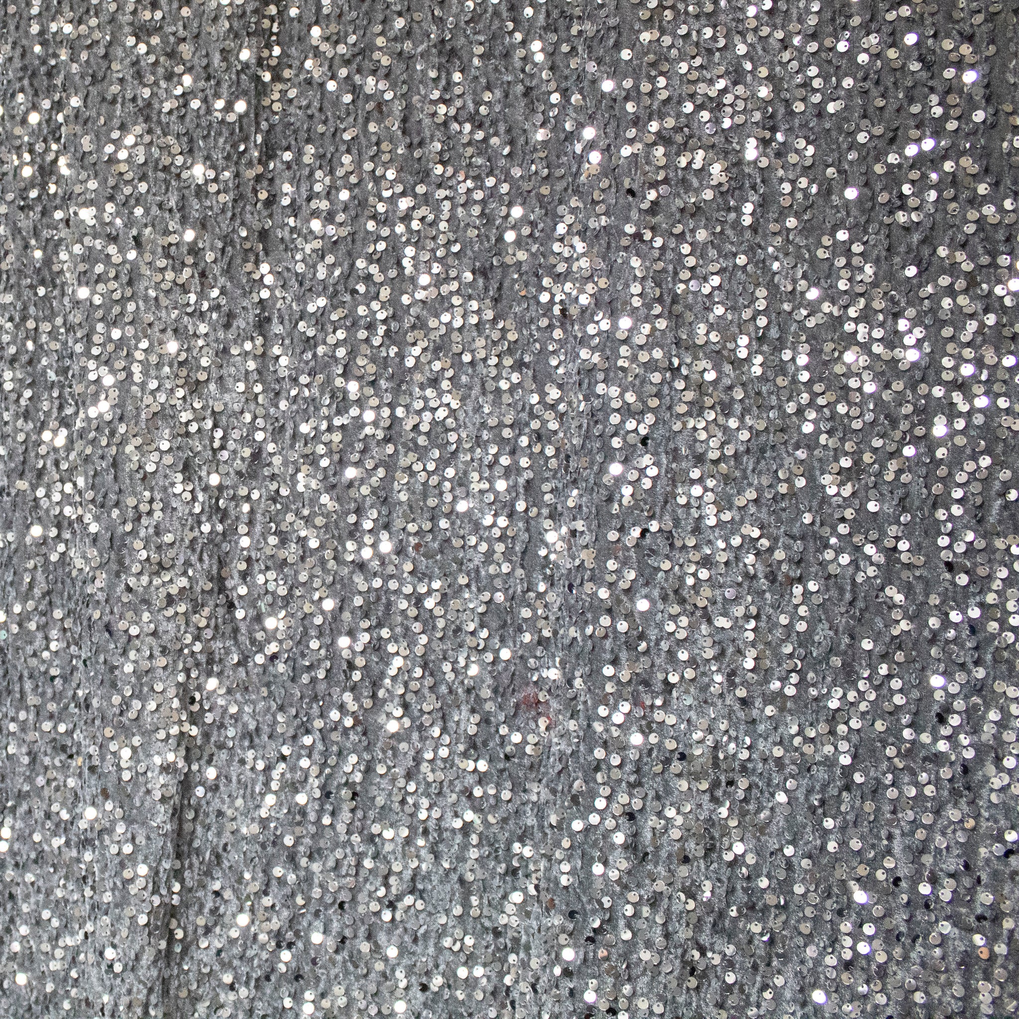 Deluxe Sequins Backdrop Cloth Silver Color with Rod Pocket 10ft wide x ...